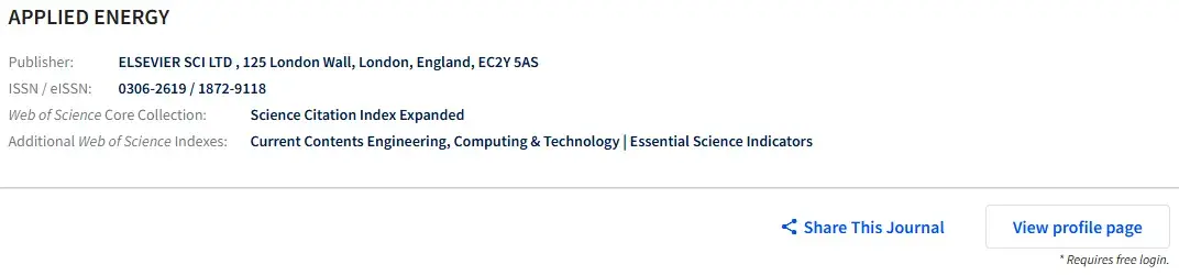 最新中科院分区1区Top！《Applied Energy》2025年影响因子又有新突破！ - 知乎