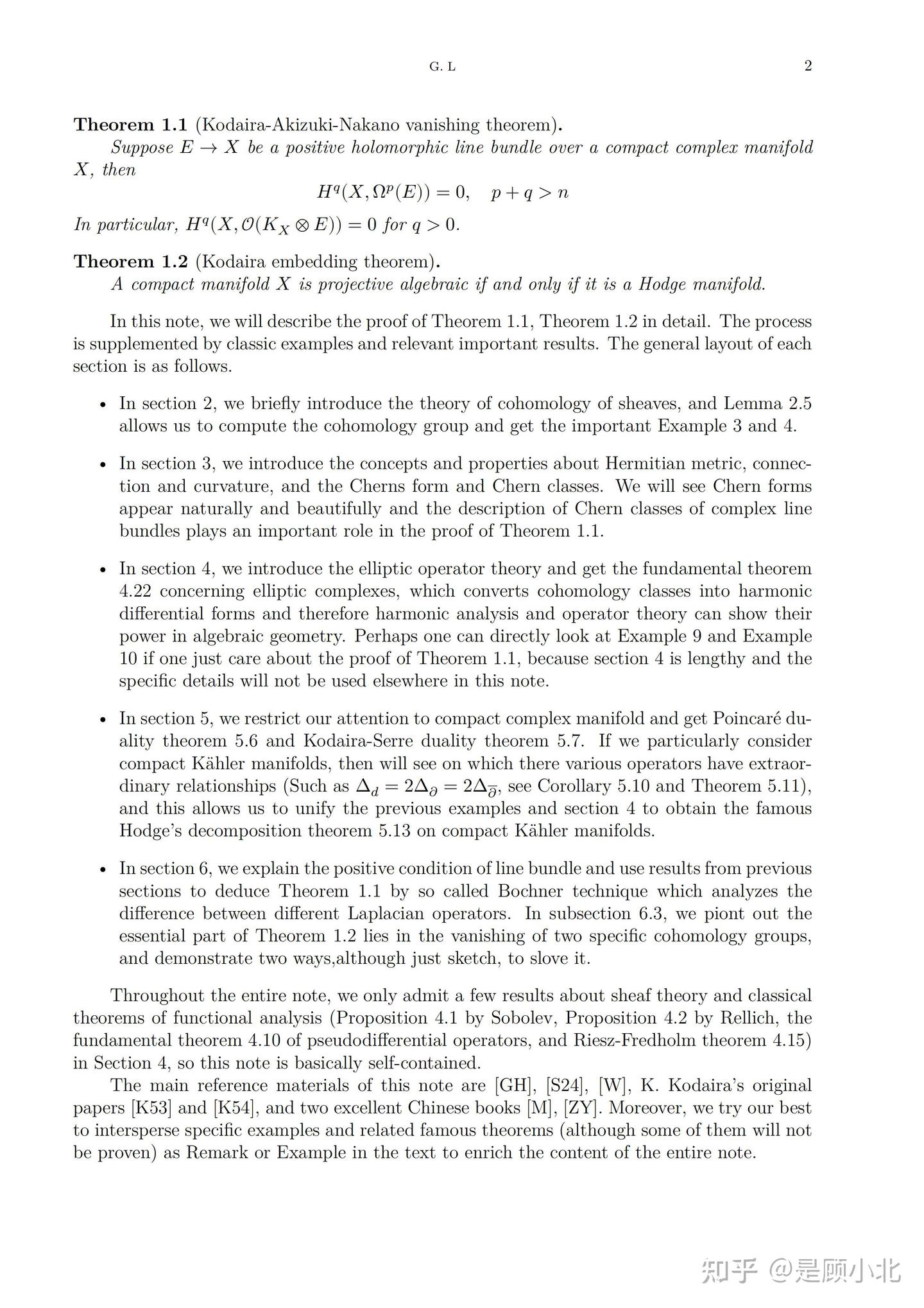 Kodaira Vanishing Theorem And Embedding Theorem （小平消灭定理和嵌入定理） - 知乎