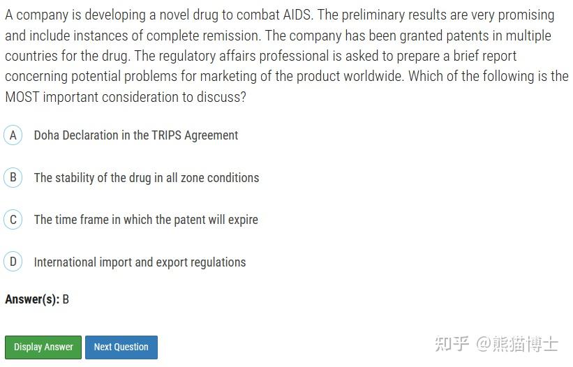 RAPS RAC Exam（更新中） - 知乎