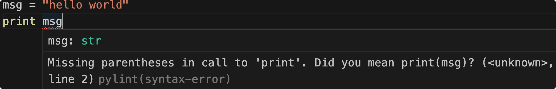 VSCode中使用Pylint检查python代码 - 知乎