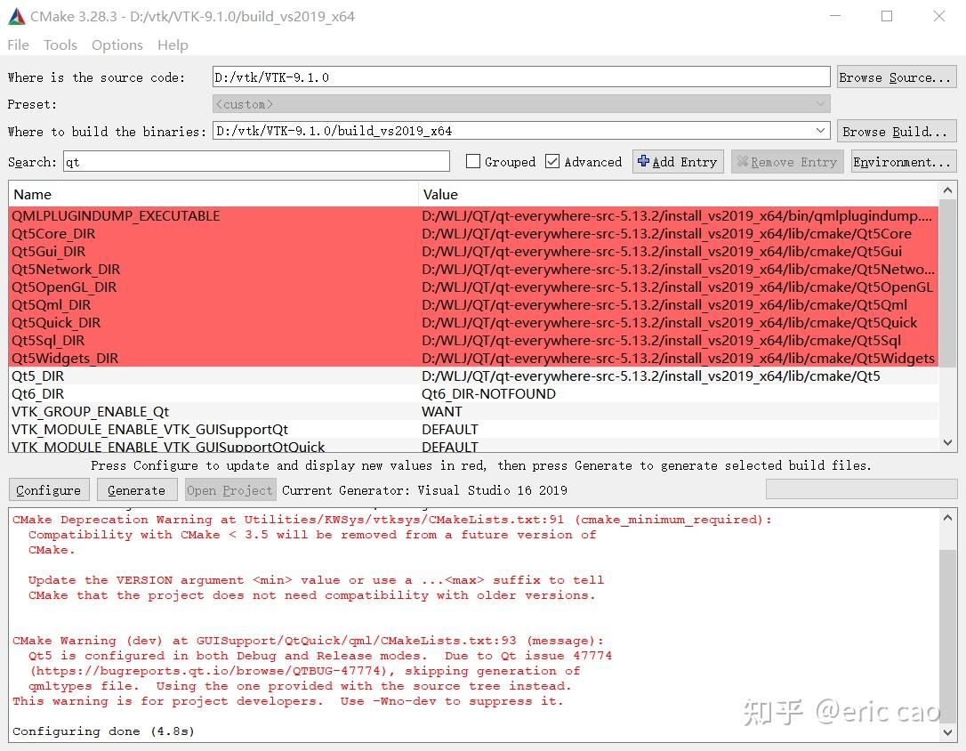 如何编译VTK（附Qt5编译配置） - 知乎