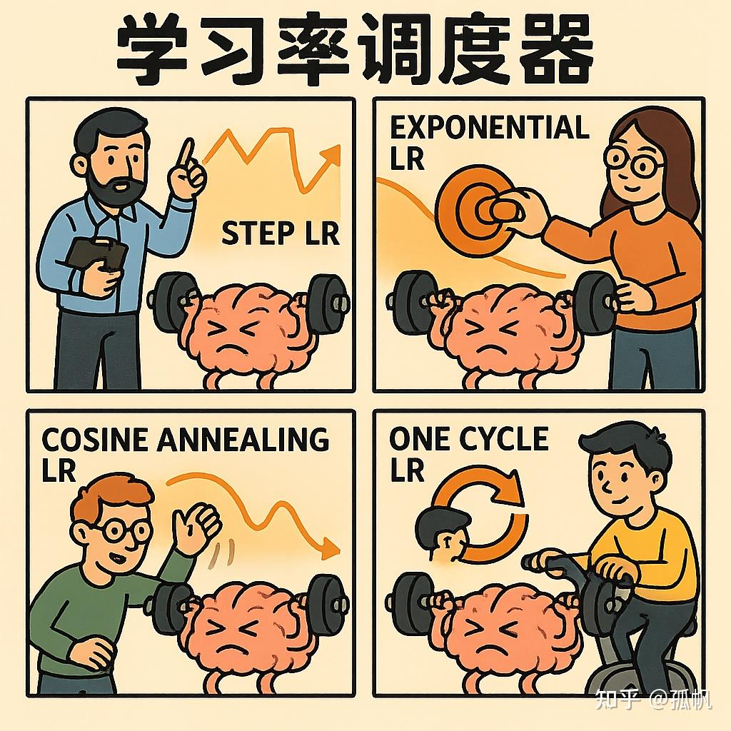 深度学习学习率调度器指南：PyTorch 四大 scheduler 对决 - 知乎