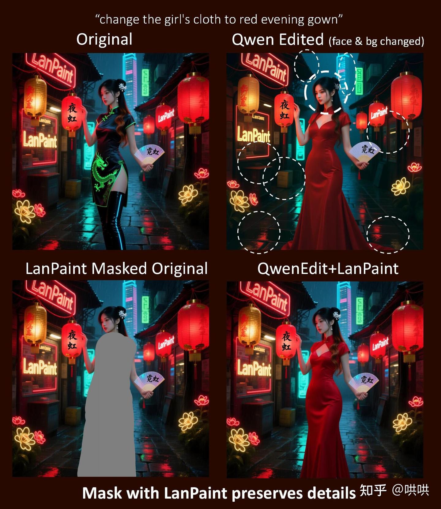 LanPaint：一种无需训练的通用图像修复方法 - 知乎