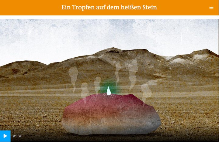 【Das sagt man so!】Ein Tropfen auf dem heißen Stein - 知乎