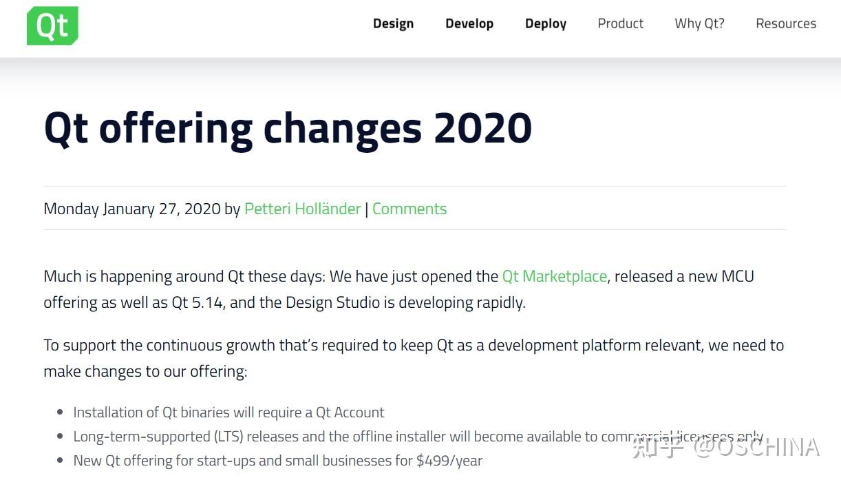 Qt 6.5 LTS 转为 “仅面向商业客户提供” 阶段 - 知乎