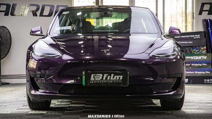 LBFILM车身改色膜-LB原厂漆威尼斯紫-特斯拉-Model3 - 知乎