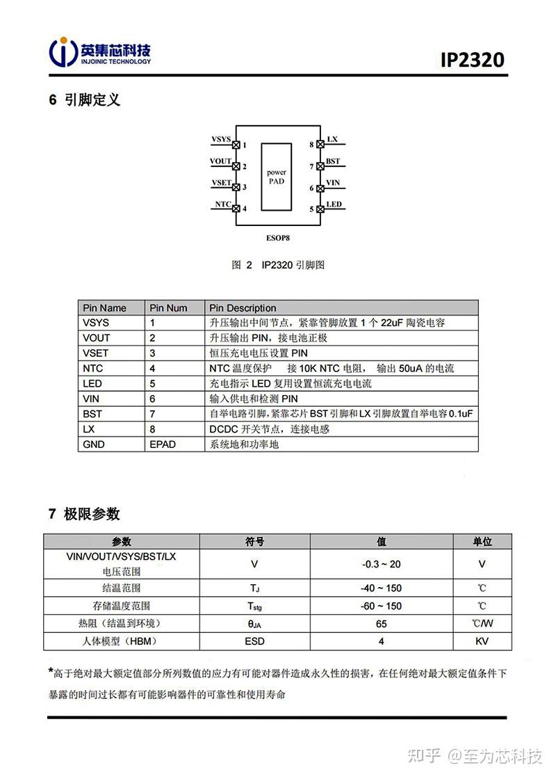 英集芯IP2320：内置功率MOS的双节串联锂电池升压充电管理芯片 - 知乎