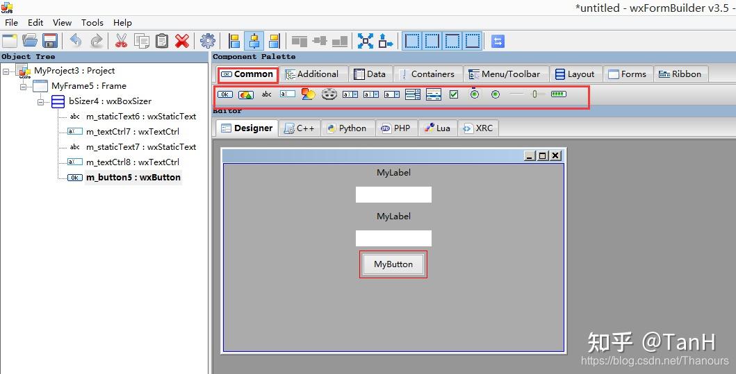 Python界面生成器wxFormBuilder简单使用入门教程 - 知乎