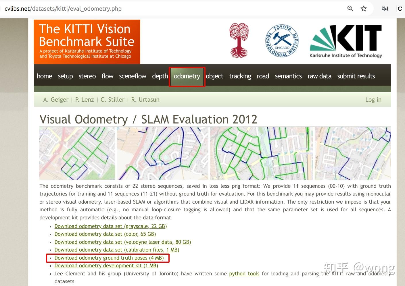 KITTI odometry数据集00-10真值轨迹展示 - 知乎