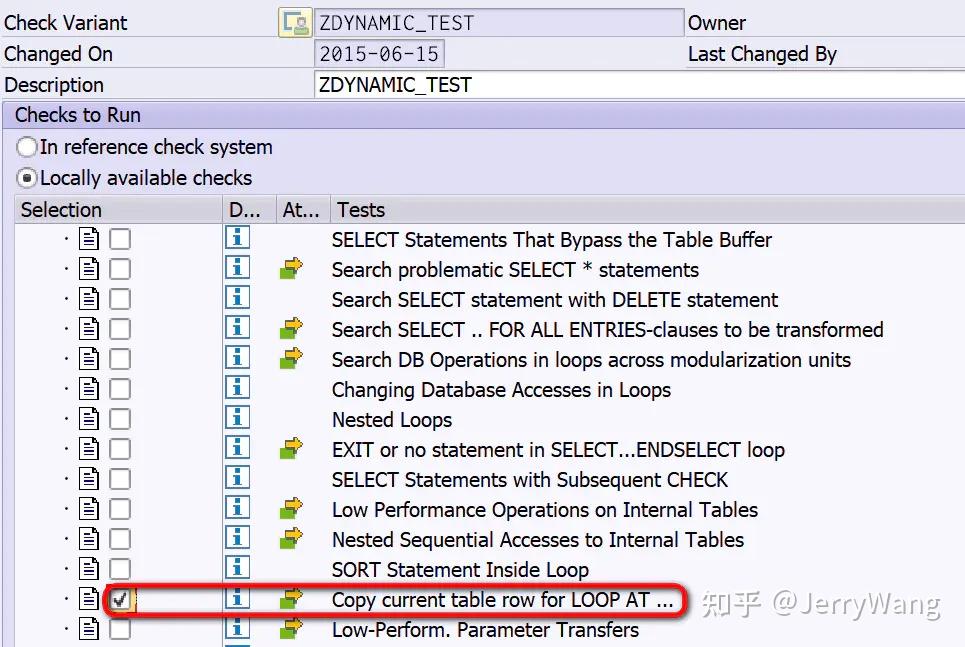ABAP Code Inspector 的一些高级功能分享 - 知乎