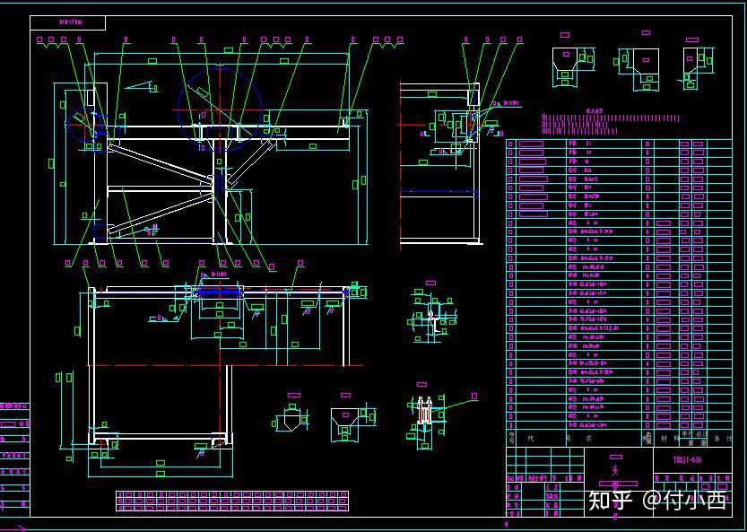 TD75型带式输送机全套图纸CAD版1:1带宽B500-B1400 - 知乎