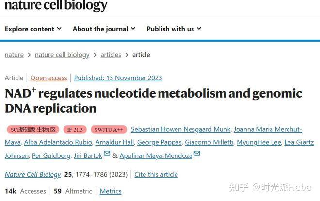 NR、NMN长期补充存在风险？直接补充NAD+有害！丹麦学者证实外源性NAD+将导致细胞增殖停滞！ - 知乎