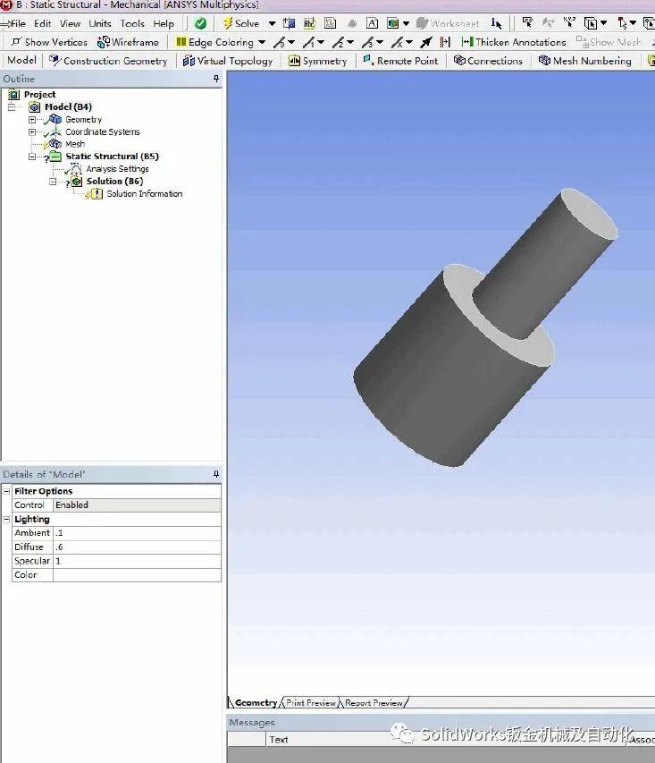 solidworks怎么使用workbench进行静力分析? - 知乎