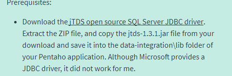 连接SQL Server时，微软的JDBC不行，用jTDS可以 - 知乎