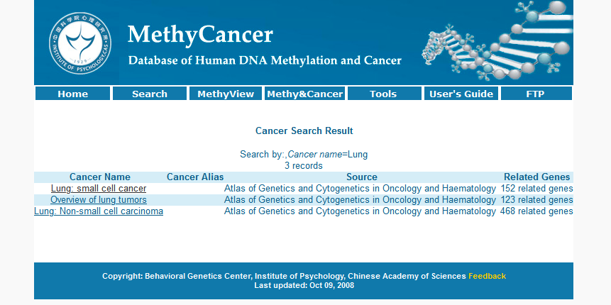MethyCancer：癌症相关甲基化基因数据库 - 知乎