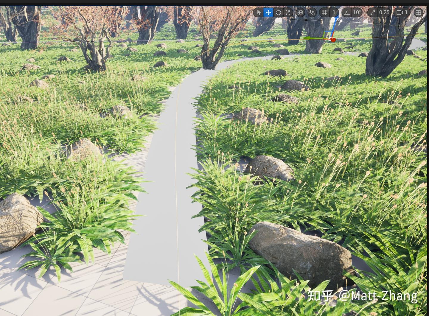 UE5.5｜PCG程序化内容生成｜第5节｜Spline实践 | 运用 PCG 技术创建类似道路或河流效果的方法 - 知乎