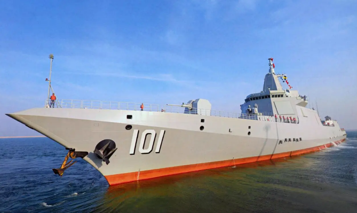 055大驱发展之势迅猛，057两万吨级268垂发，超级武库舰蓄势待发 - 知乎