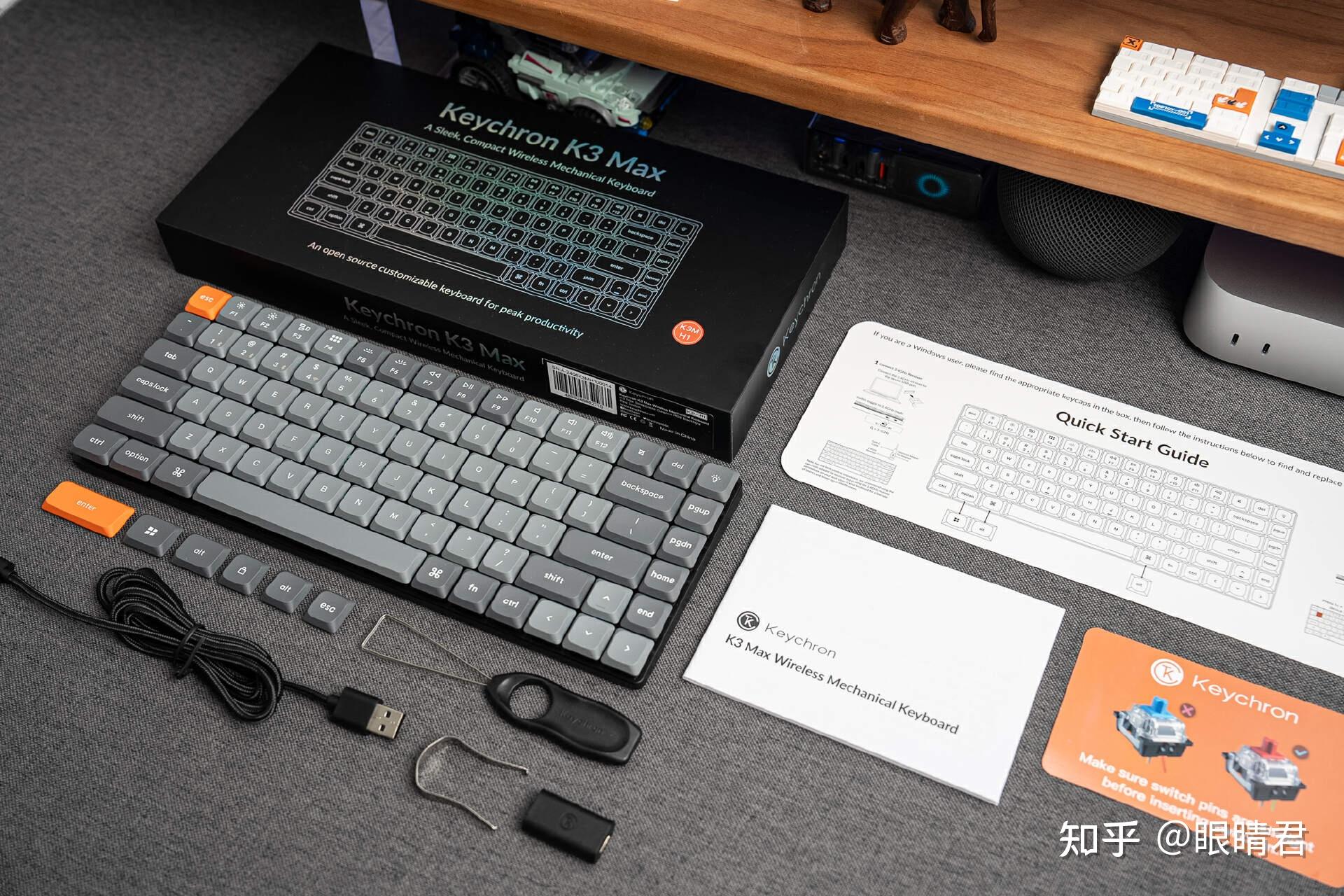 苹果Macmini海报款，上架apple store的Keychron K3 Max键盘开箱 - 知乎