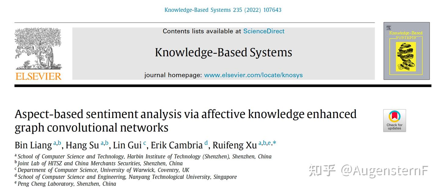 【论文粗读之情感分析系列】——借助外部知识 - 知乎