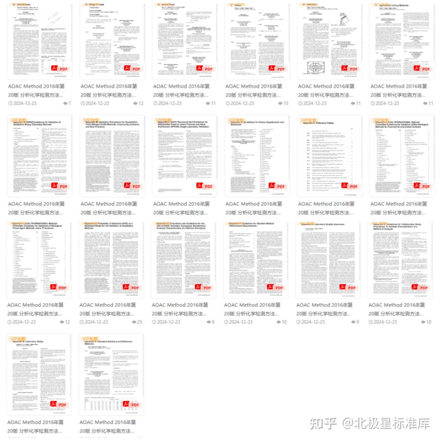【标准下载】AOAC method 2016 Official Methods of Analysis 分析化学检测方法含全部章节 - 知乎