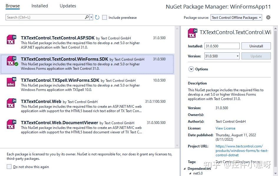 文本控件TX Text Control 31.0 新版支持 .NET 567和 Windows 窗体设计器 - 知乎