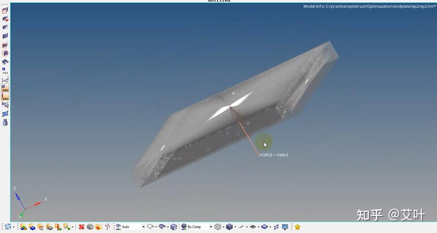OptiStruct端板结构拓扑优化 - 知乎