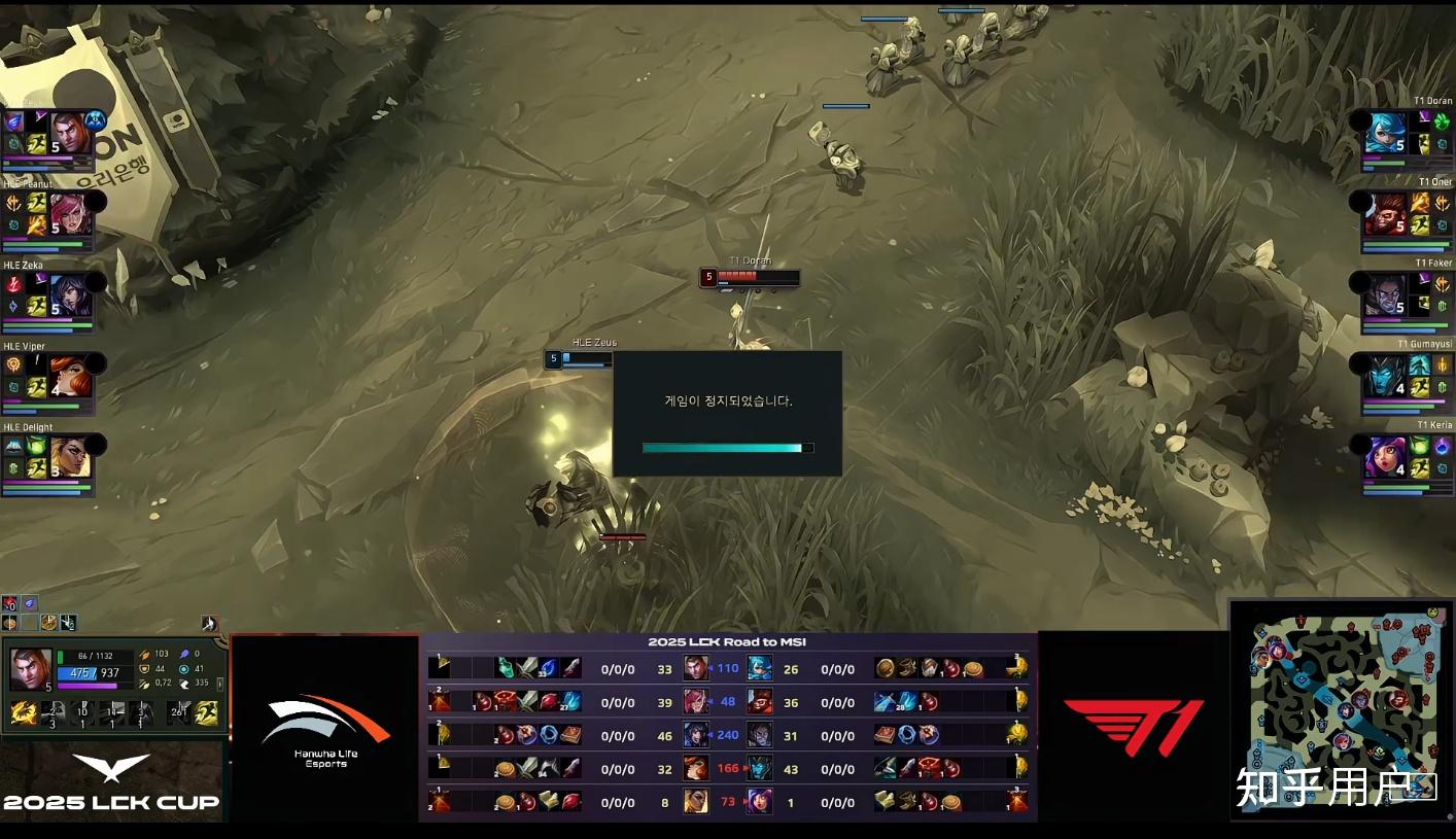 LCK MSI 晋级赛 T1 3-0 横扫 HLE 晋级，如何评价这场比赛？ - 知乎