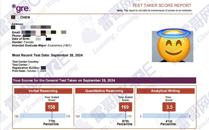 大一小白，GRE出分327！ - 知乎