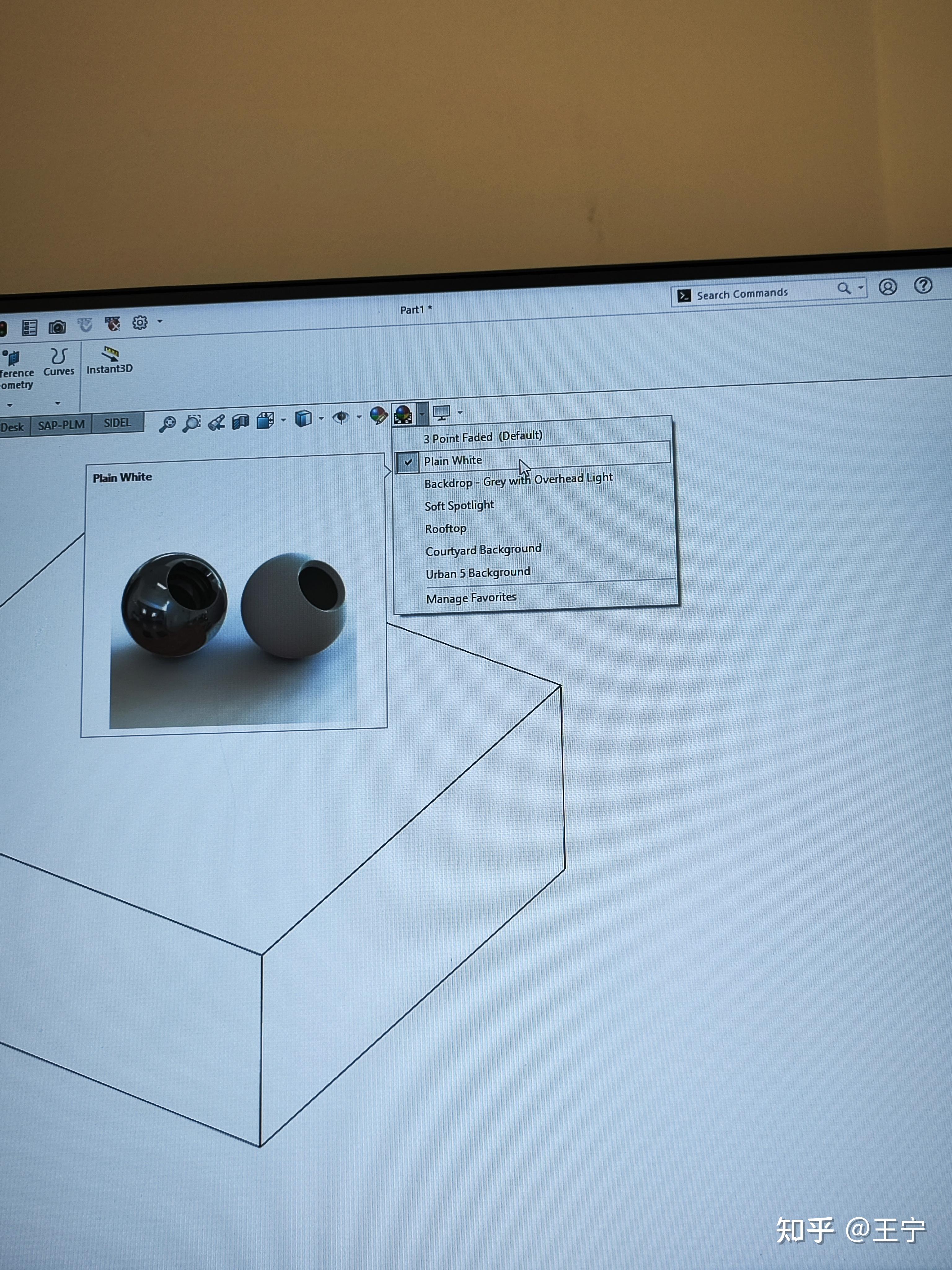 solidwork里面，零件的颜色设置为RGB 255,255,255。但是实际不一样？ - 知乎