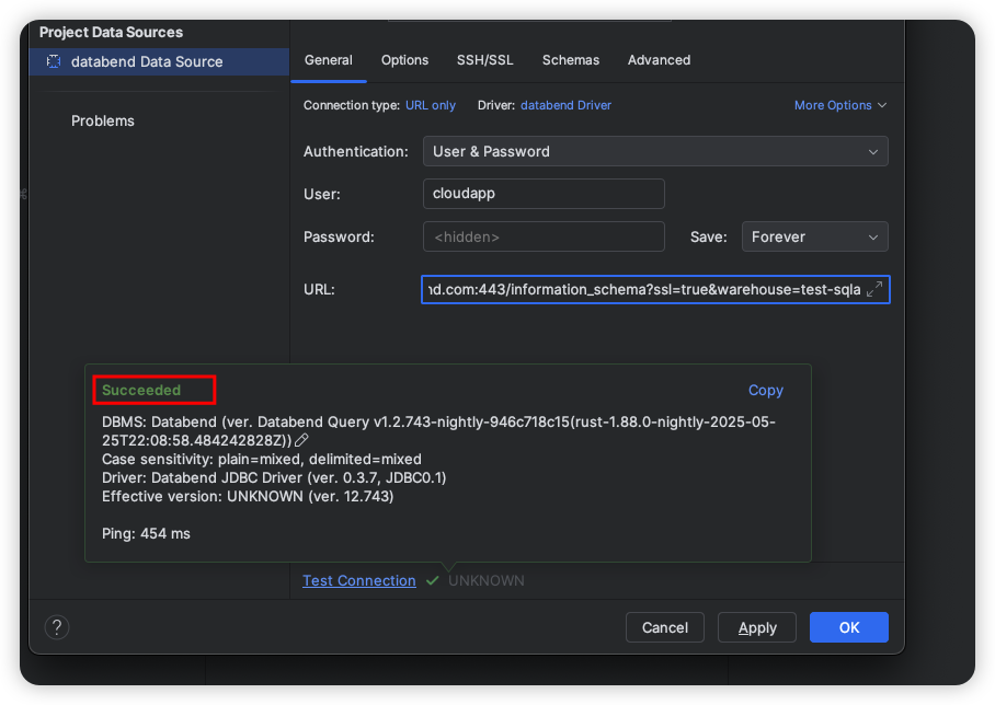 如何在 DataGrip 中 连接 Databend - 知乎