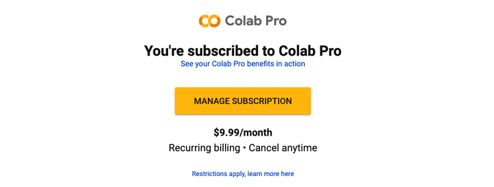 Colab Pro 值得花 9.9$/mon 订阅吗？来看这篇完整评测 - 知乎
