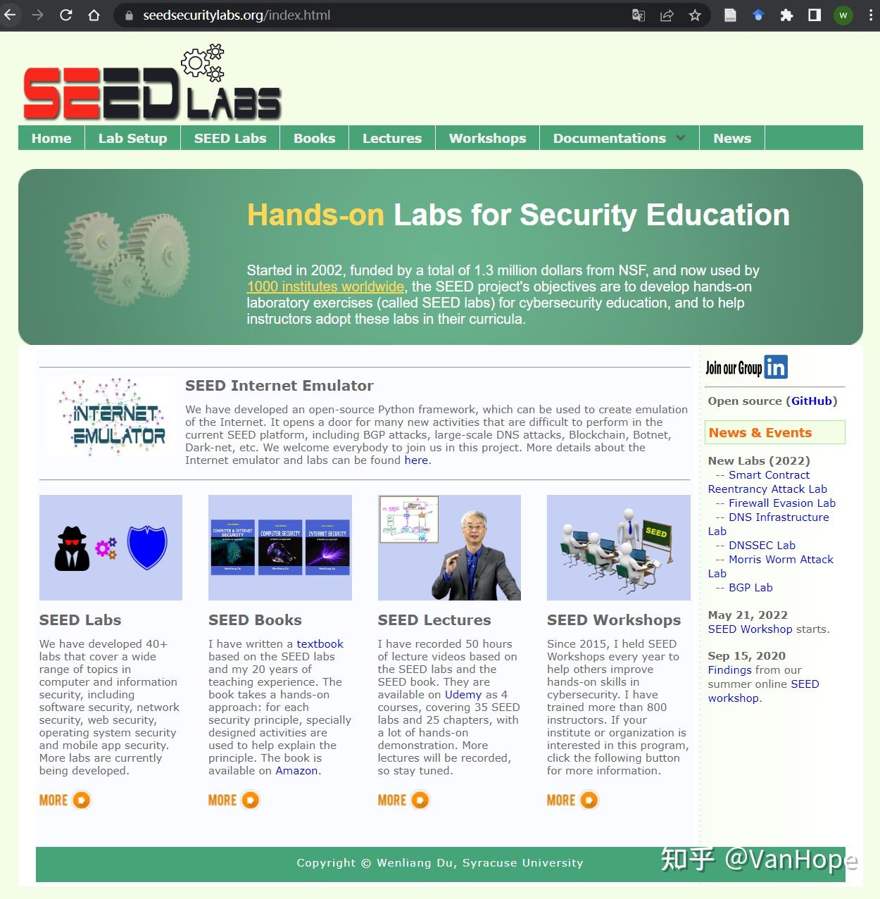 [SEED LABS Notes] - 课程介绍 & Network Security - Packet Sniffing and ...