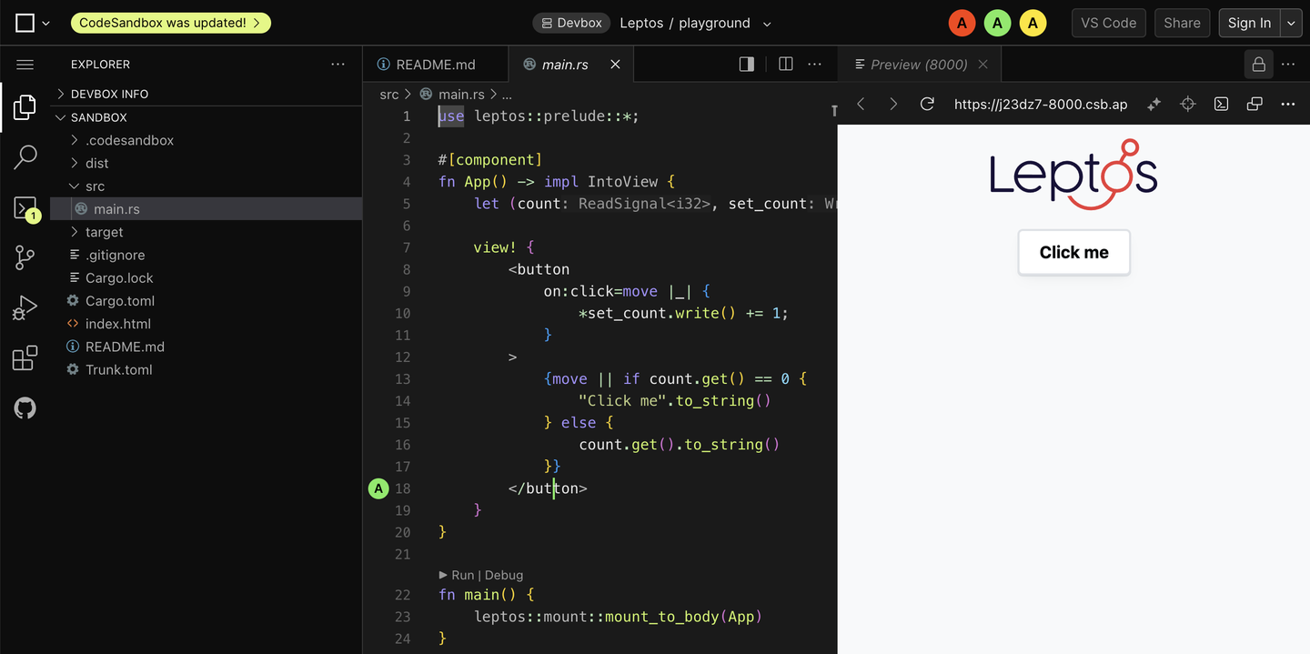 想用RUST而不是JAVASCRIPT编写WEB框架？试试 LEPTOS - 知乎
