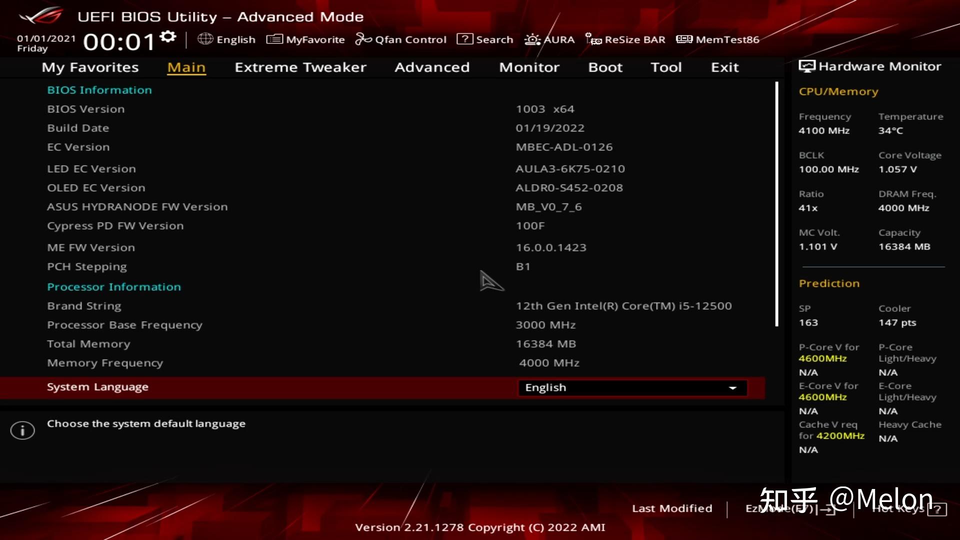华硕主板如何更新 BIOS——ASUS EZ Flash（图文说明参考） - 知乎