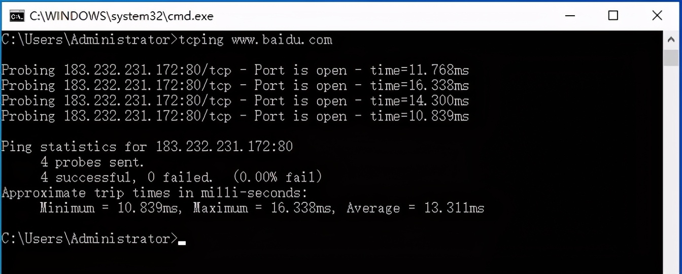ping TCP端口的实用小工具tcping - 知乎