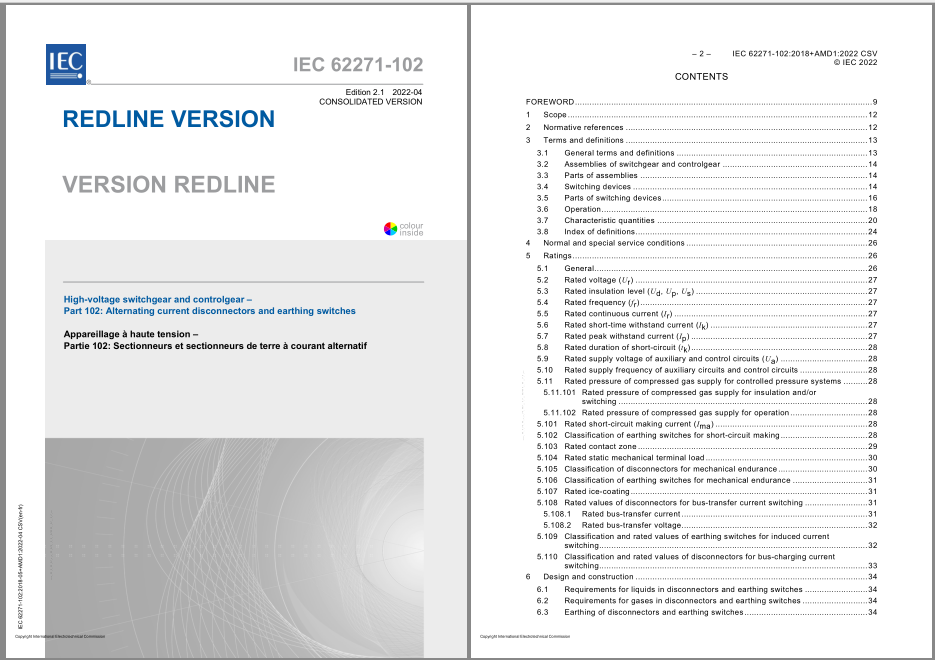 IEC 62271-102-2022【中文版翻译+PDF原版】 High-voltage switchgear and controlgear - Part 102: Alternating - 知乎