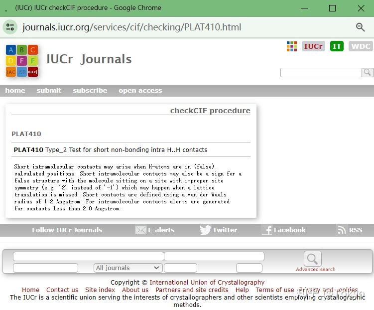 CheckCIF-B级警报PLAT410解决示例 - 知乎