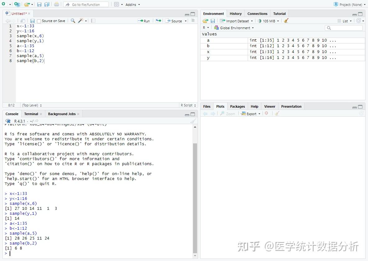 R语言sample语句做简单抽样示例 - 知乎