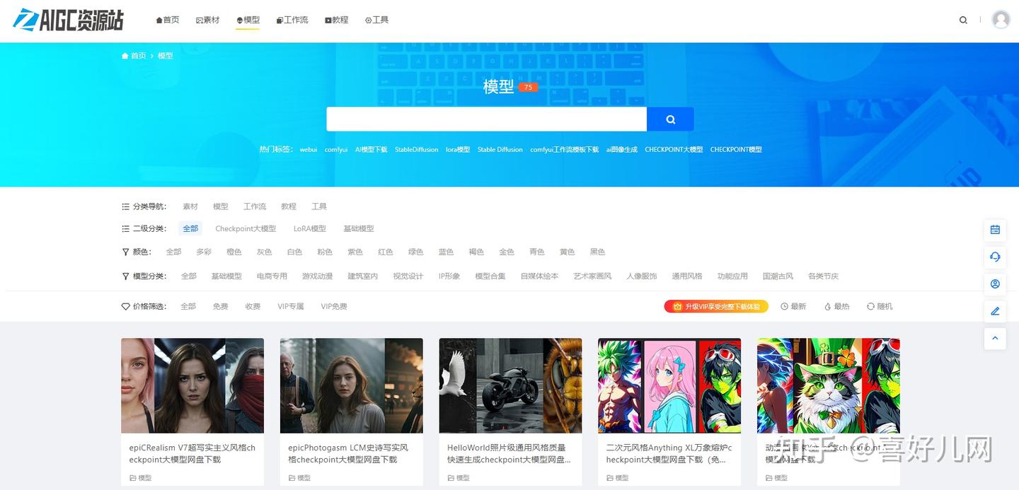 AIGC绘画 lora模型下载网站，（C站）Civitai中国镜像AI模型免费网站 - 知乎