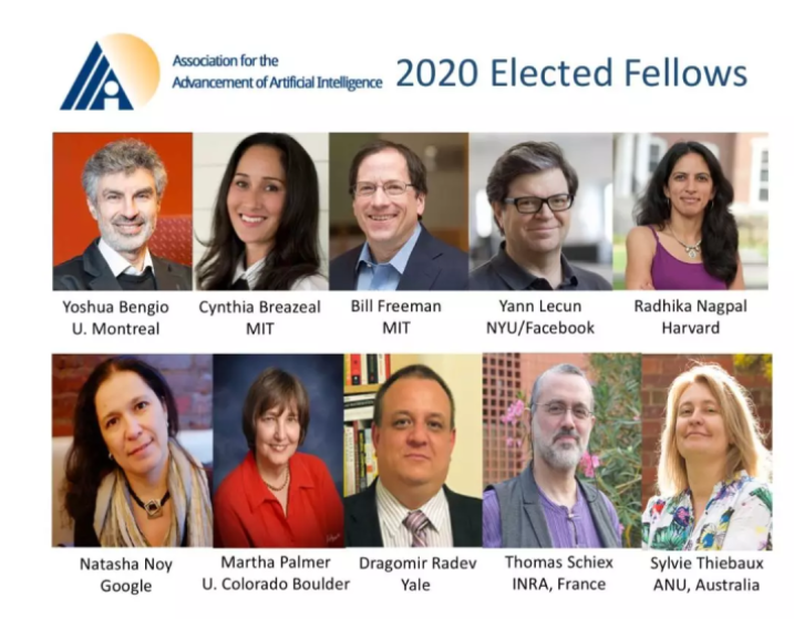 深度学习三巨头齐聚AI「名人堂」，Bengio、Lecun「补选」2020 AAAI Fellow - 知乎