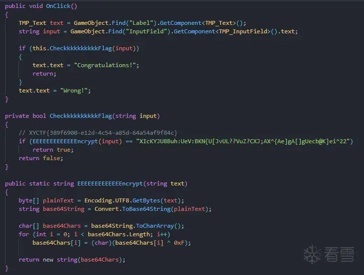 XYCTF两道Unity IL2CPP题的出题思路与题解 - 知乎