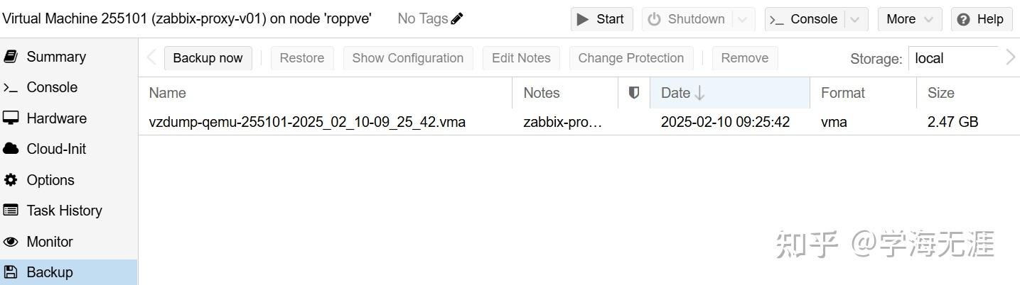 PVE备份和恢复虚拟机 - 知乎