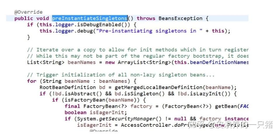 Java学习之——Spring框架大概执行流程，以及源码分析 - 知乎