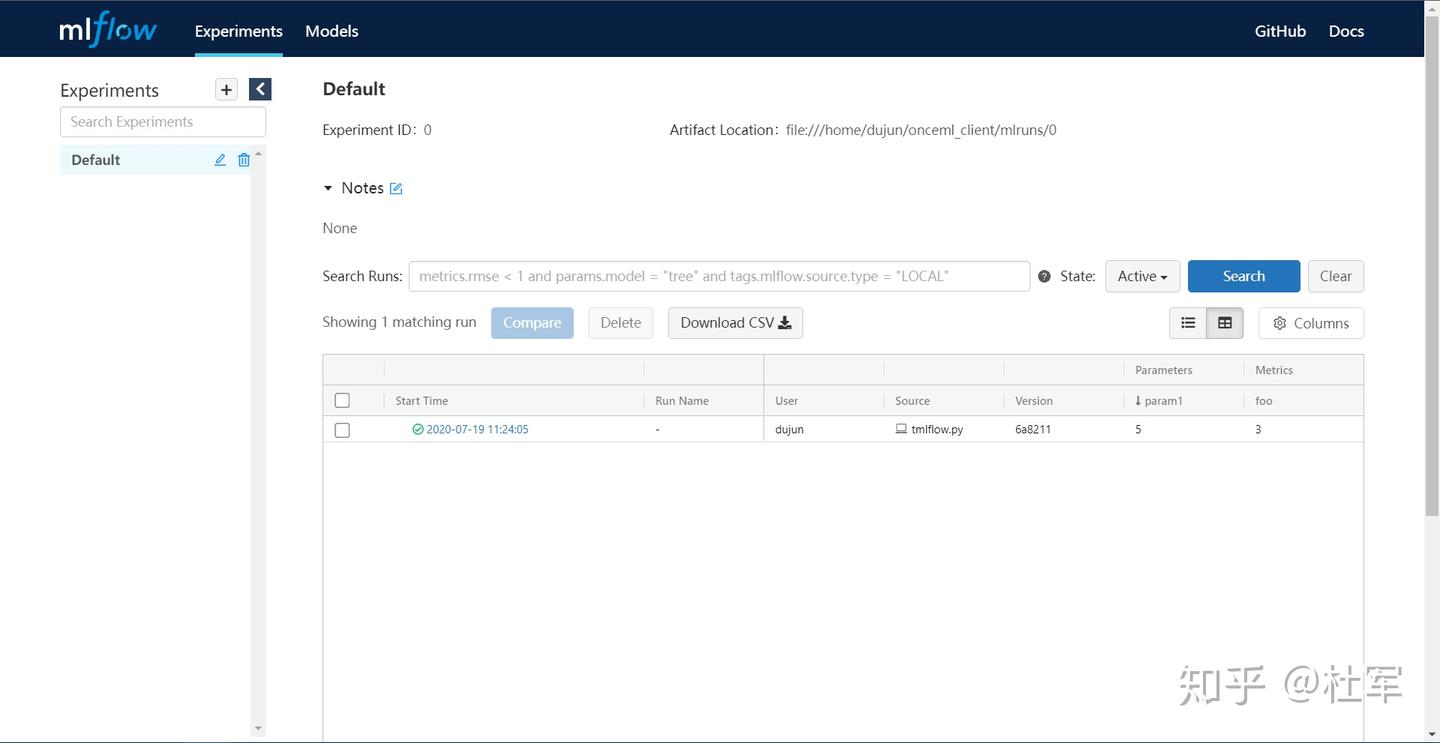 初试 MLflow 机器学习实验管理平台搭建 - 知乎