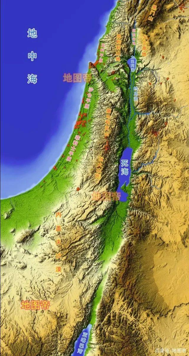 以色列和巴勒斯坦实际控制领土对比图（完整版） - 知乎