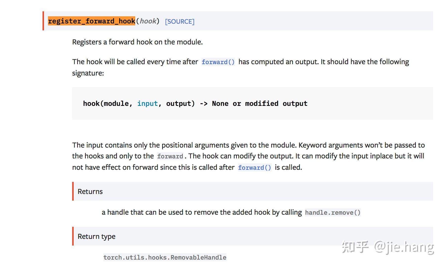 Pytorch hook机制运用 - 知乎
