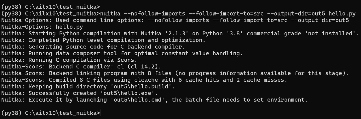 nuitka 打包exe简单教程 - 知乎