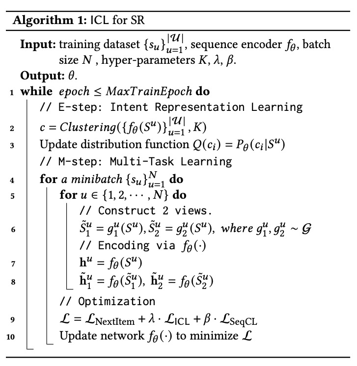 [WWW][2022]Intent Contrastive Learning for Sequential Recommendation - 知乎