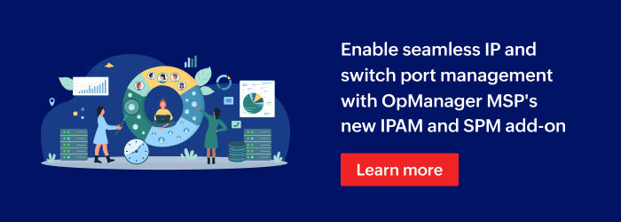 介绍OpManager MSP的IP地址和交换机端口管理插件 - 知乎