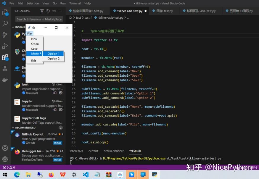 Python丨tkinter开发常用的29种功能用法（建议码住） - 知乎